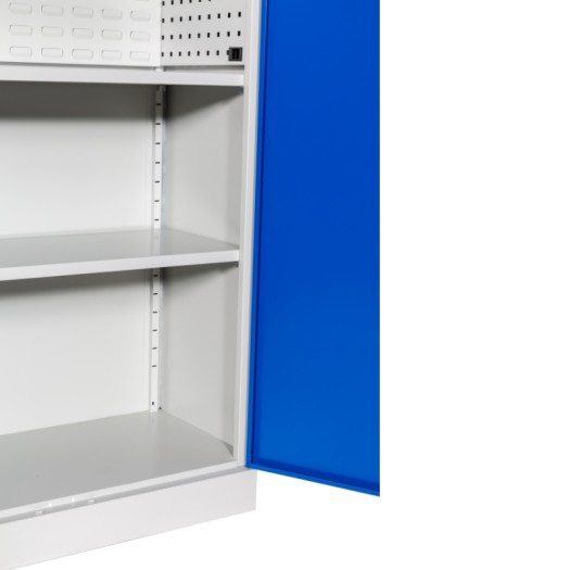 Armario de taller con puertas batientes 2 estantes - Tekipeo